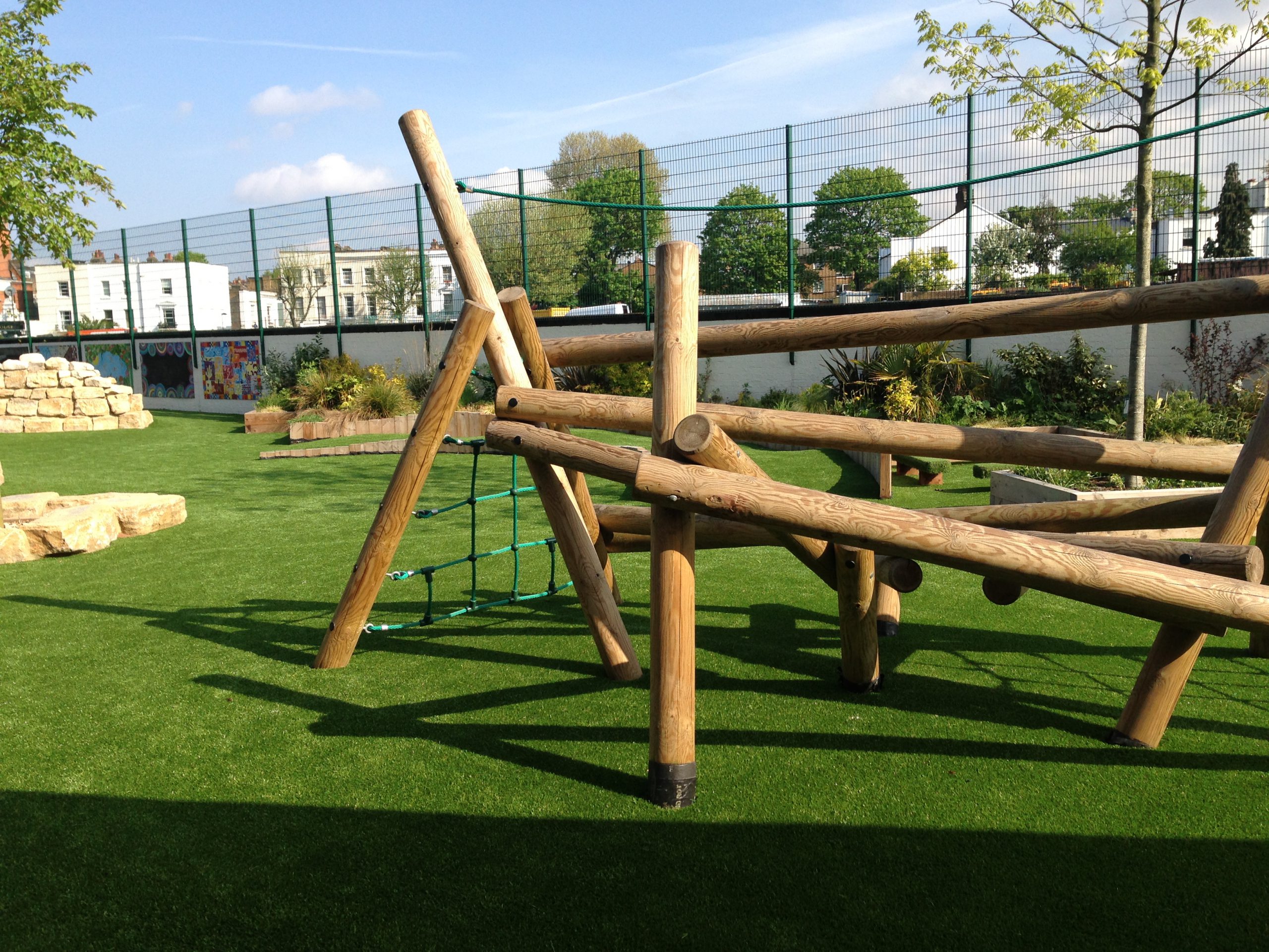 Playground Artificial Grass Case Study | Easigrass Cambridgeshire ...