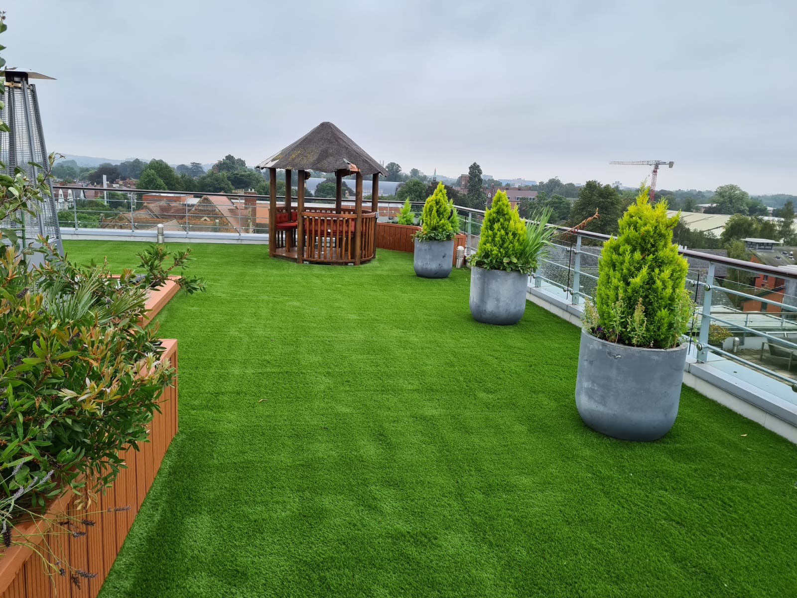 Artificial Grass Installed on Large Terrace Case Study | Easigrass ...