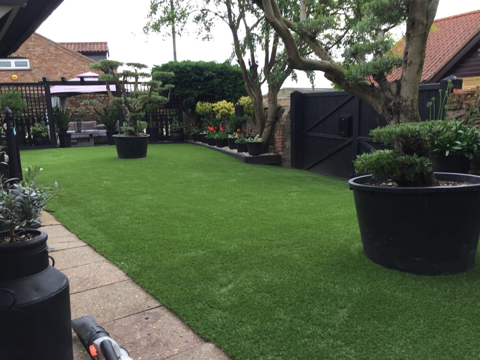 Back Garden New Artificial Grass Laid Case Study | Easigrass ...